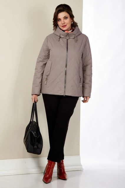 Куртка 2142 пудра Shetti купить в интернет магазине Велесмода